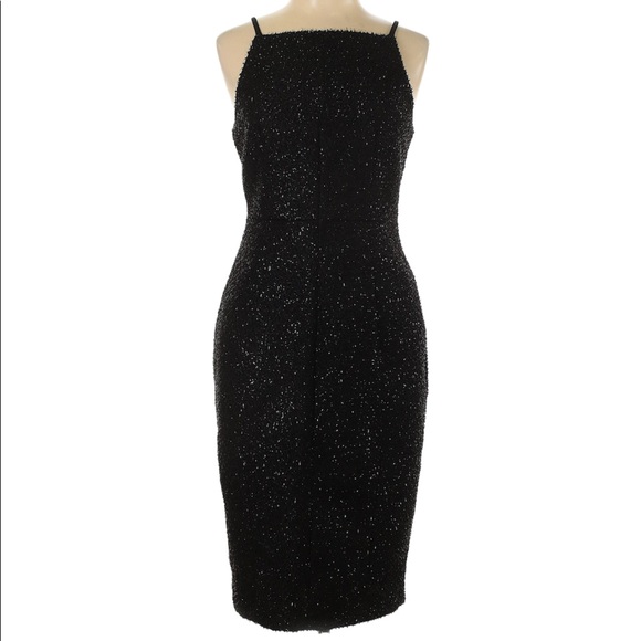 H&M | Dresses | Gorgeous Lbd Black Hm Cocktail Dress With Sparkle ...